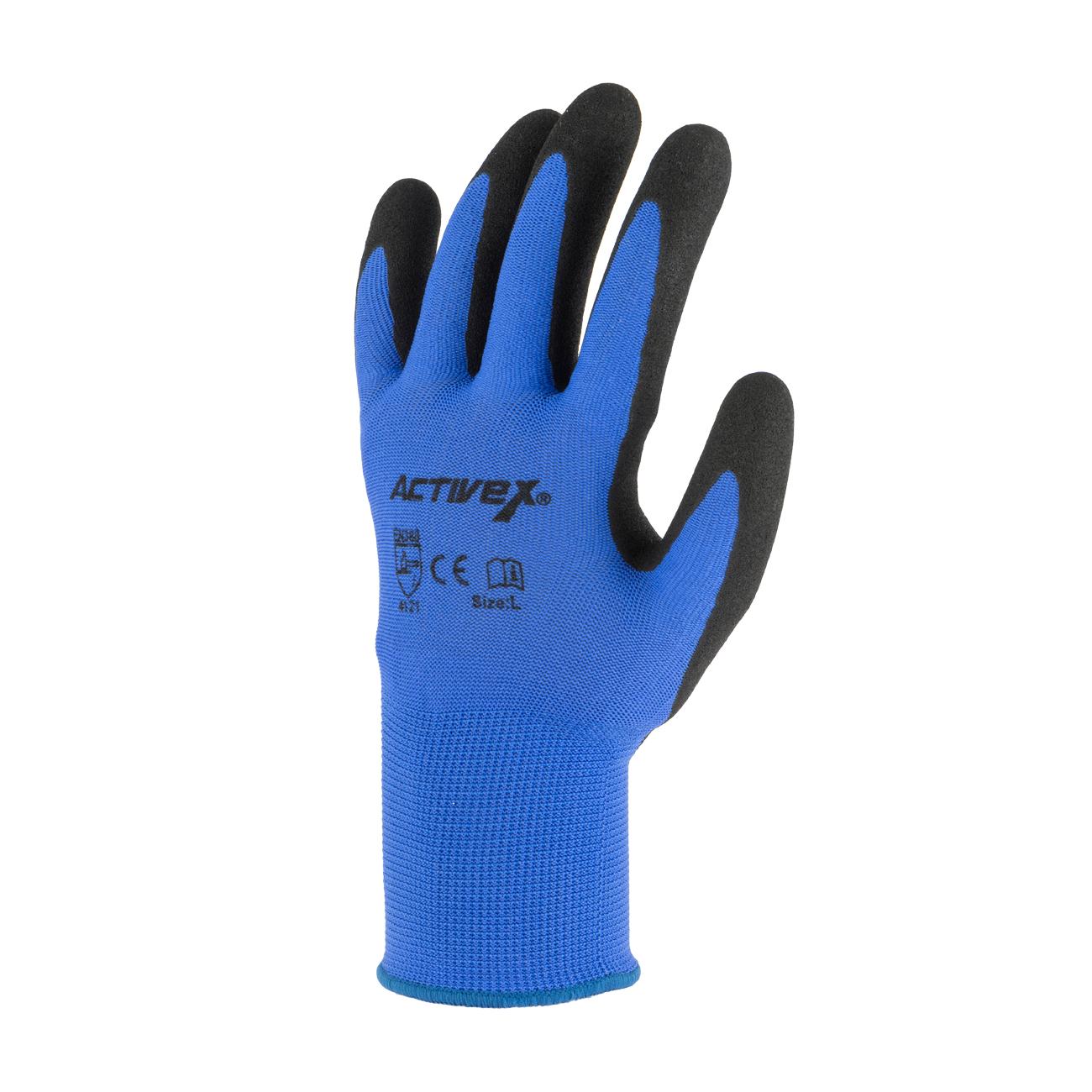 Guante Activex Nylon Nitrilo Rugoso
